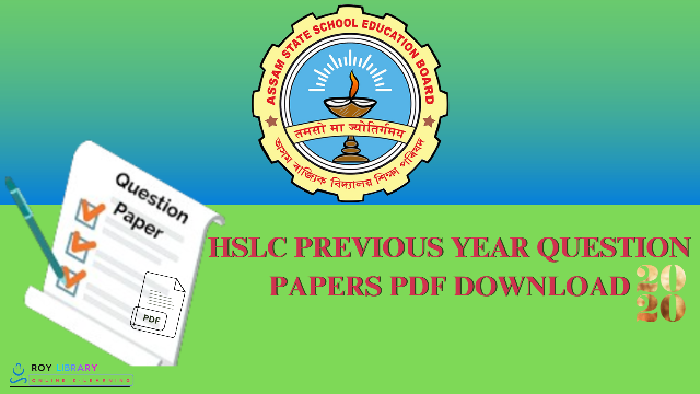 SEBA Class 10 Question Paper 2020 | Download HSLC Previous Year ...